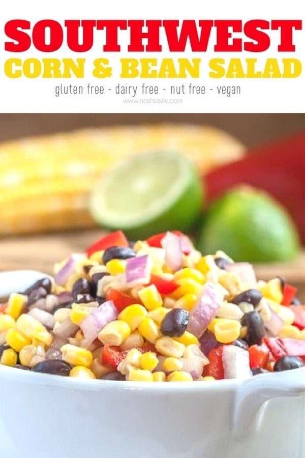 Southwestern Black Bean And Corn Salad Noshtastic