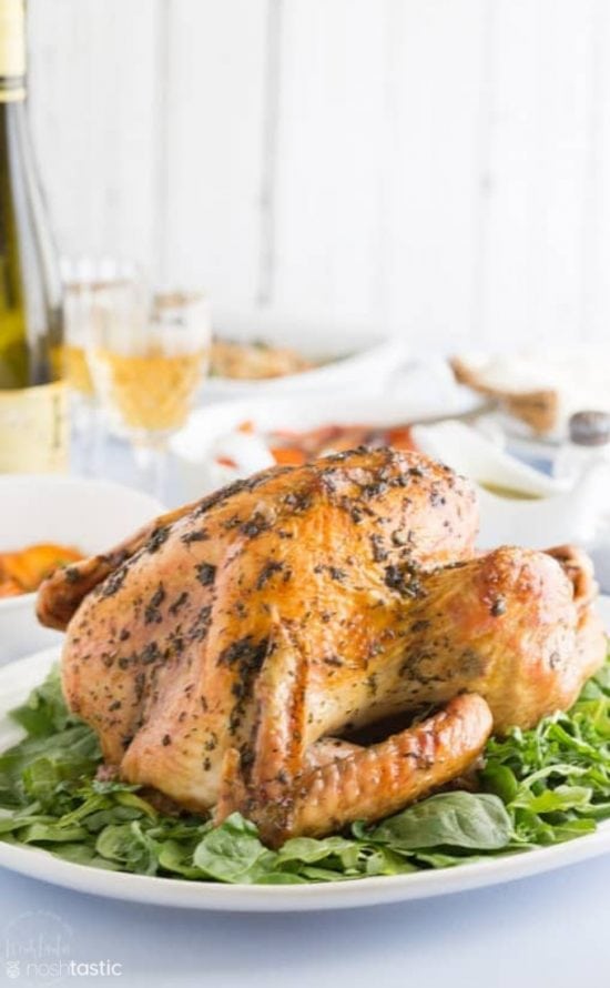 Paleo Thanksgiving Turkey with Fresh Herb Crust
