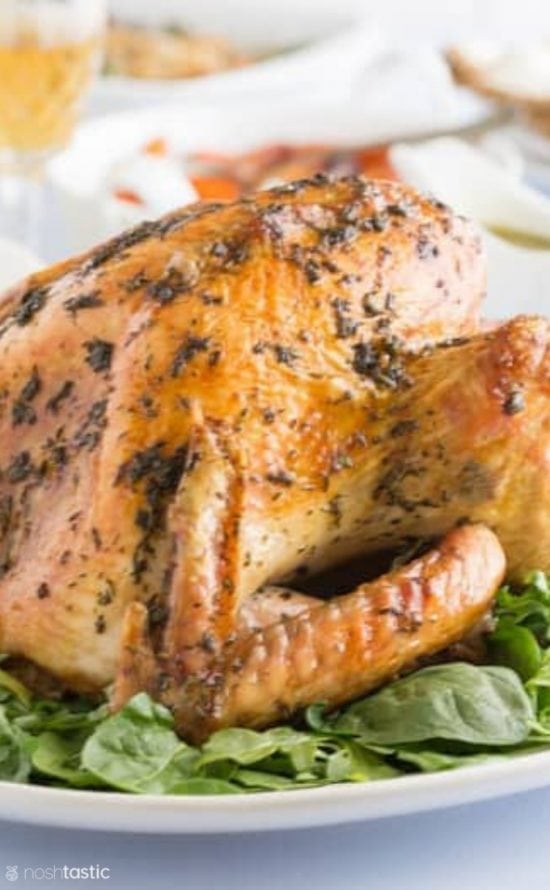 Paleo Thanksgiving Turkey with Fresh Herb Crust