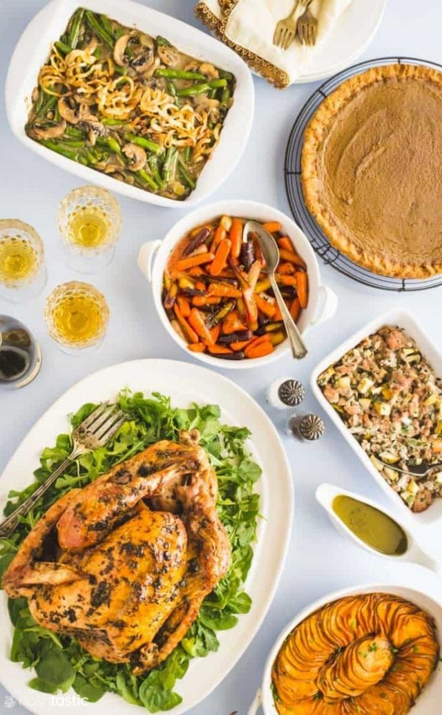 Paleo Thanksgiving Turkey with Fresh Herb Crust