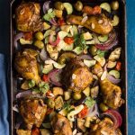 Moroccan Chicken with Roasted Vegetables - (with Ras El Hanout)