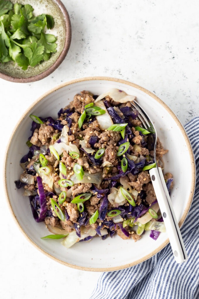 Egg Roll in a Bowl - Noshtastic